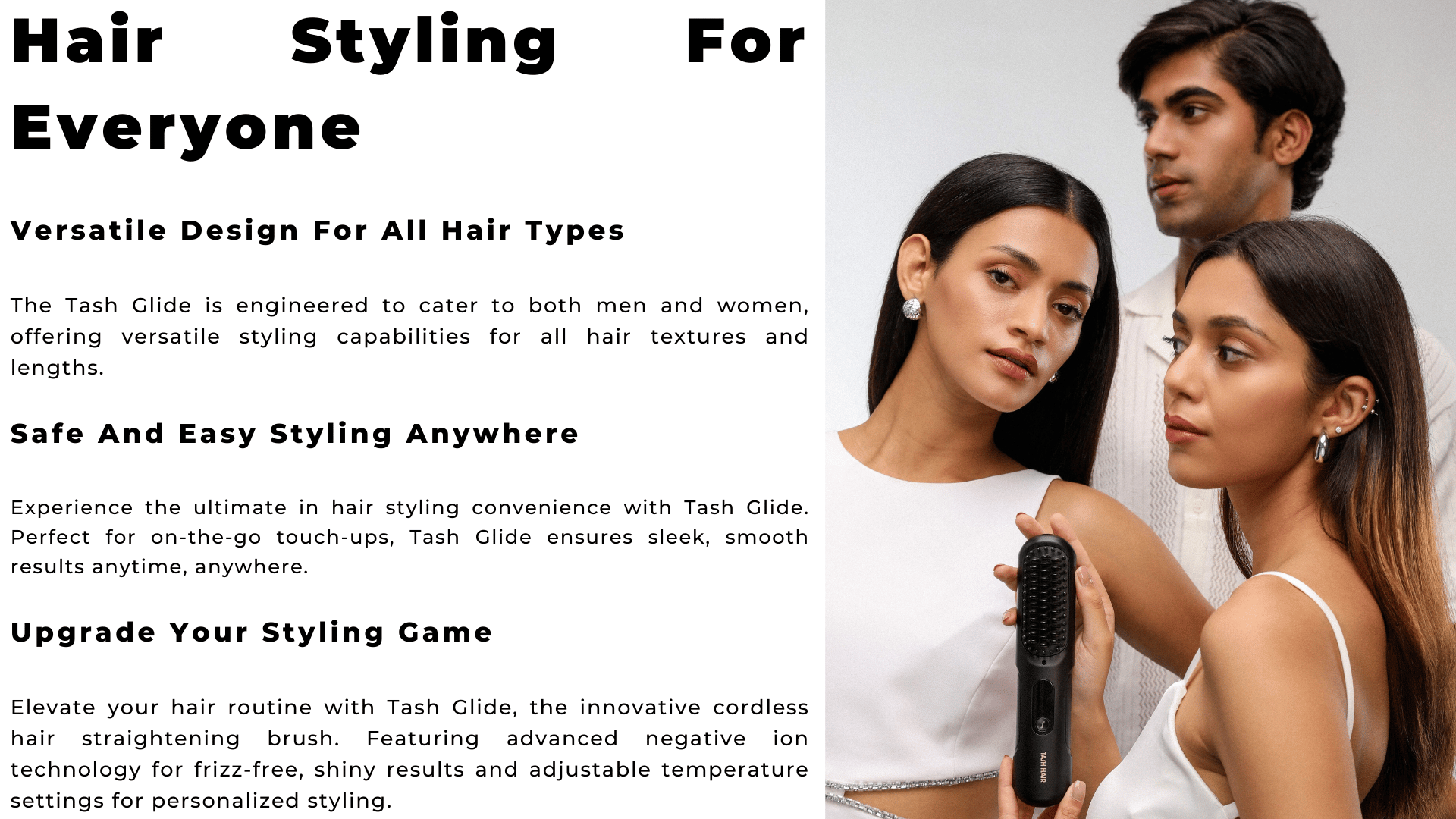 Tash Hair Glide - Noir – Tashhair